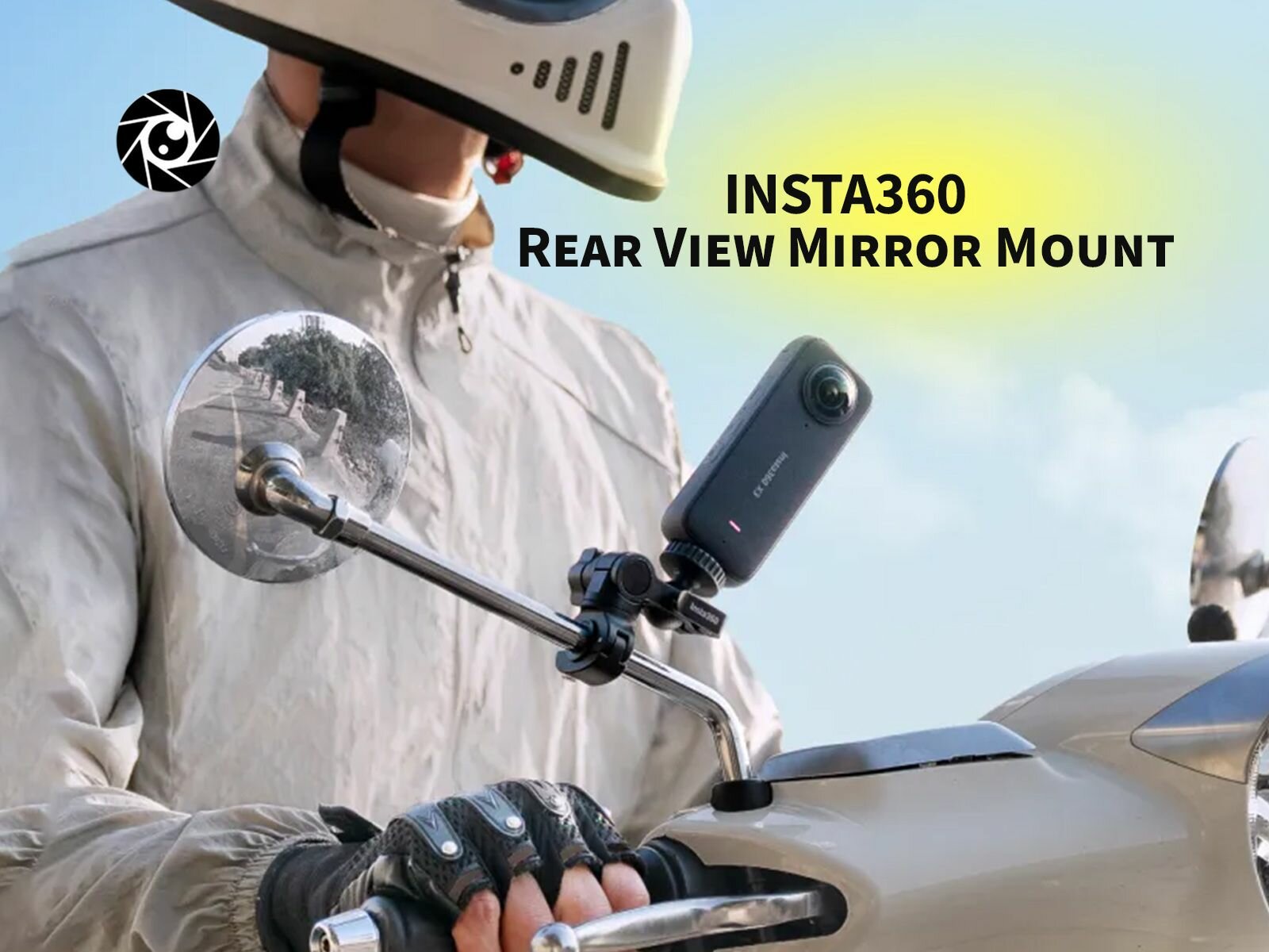 Крепление для зеркала заднего вида для экшн-камеры Insta360