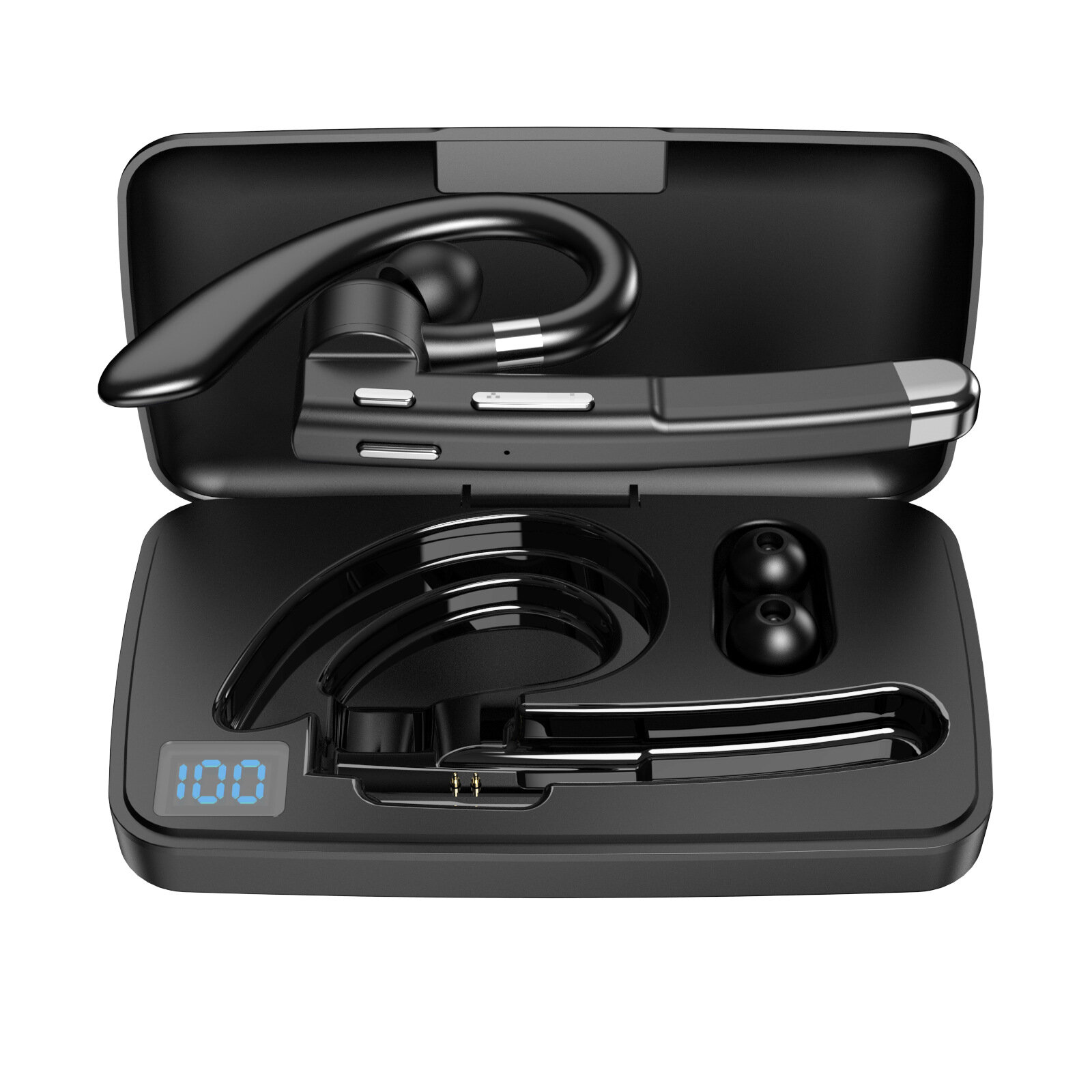 520 Bluetooth Earbuds II Беспроводная стерео гарнитура с зарядным кейсом, 48 часов автономной работы, совместимость с