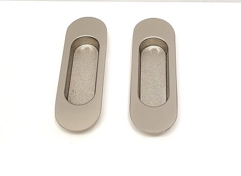 Мебельные ручки для дверей-купе EDSON 7870S Satin Nikel L 105 MM (комплект 2 штуки)