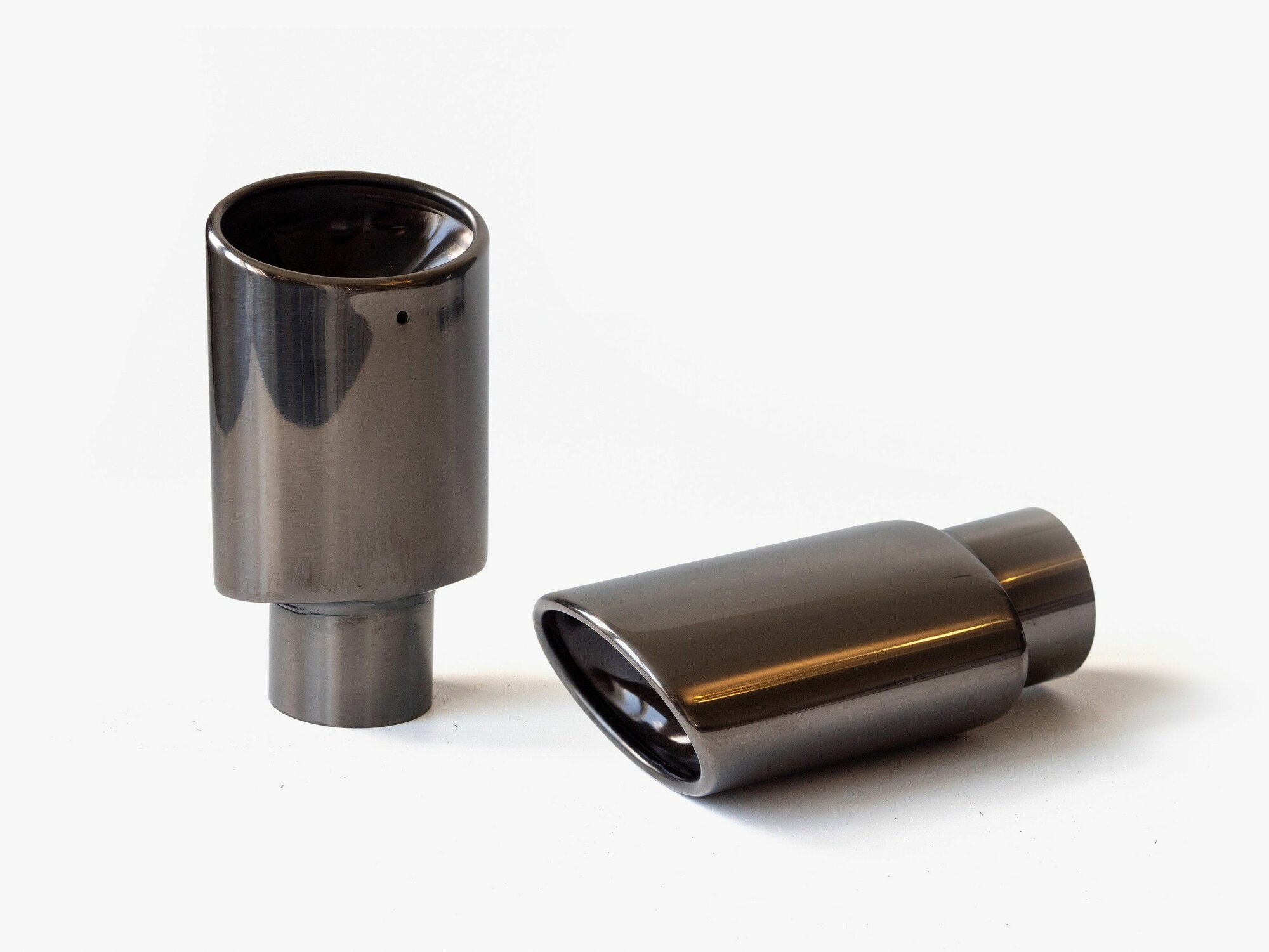 Насадки на глушитель из нержавеющей стали Титан 55 2шт. для выхлопной системы автомобиля