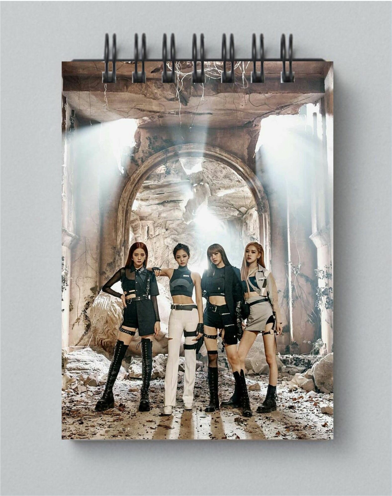 Блокнот формата А6 с принтом "BLACKPINK", Блэкпинк