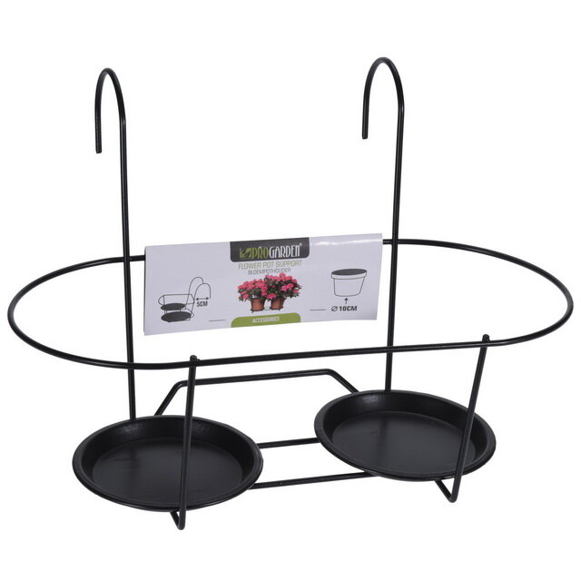 Подставка для цветов для балкона Инэс 40*28 см, металл, Koopman, CY5910270