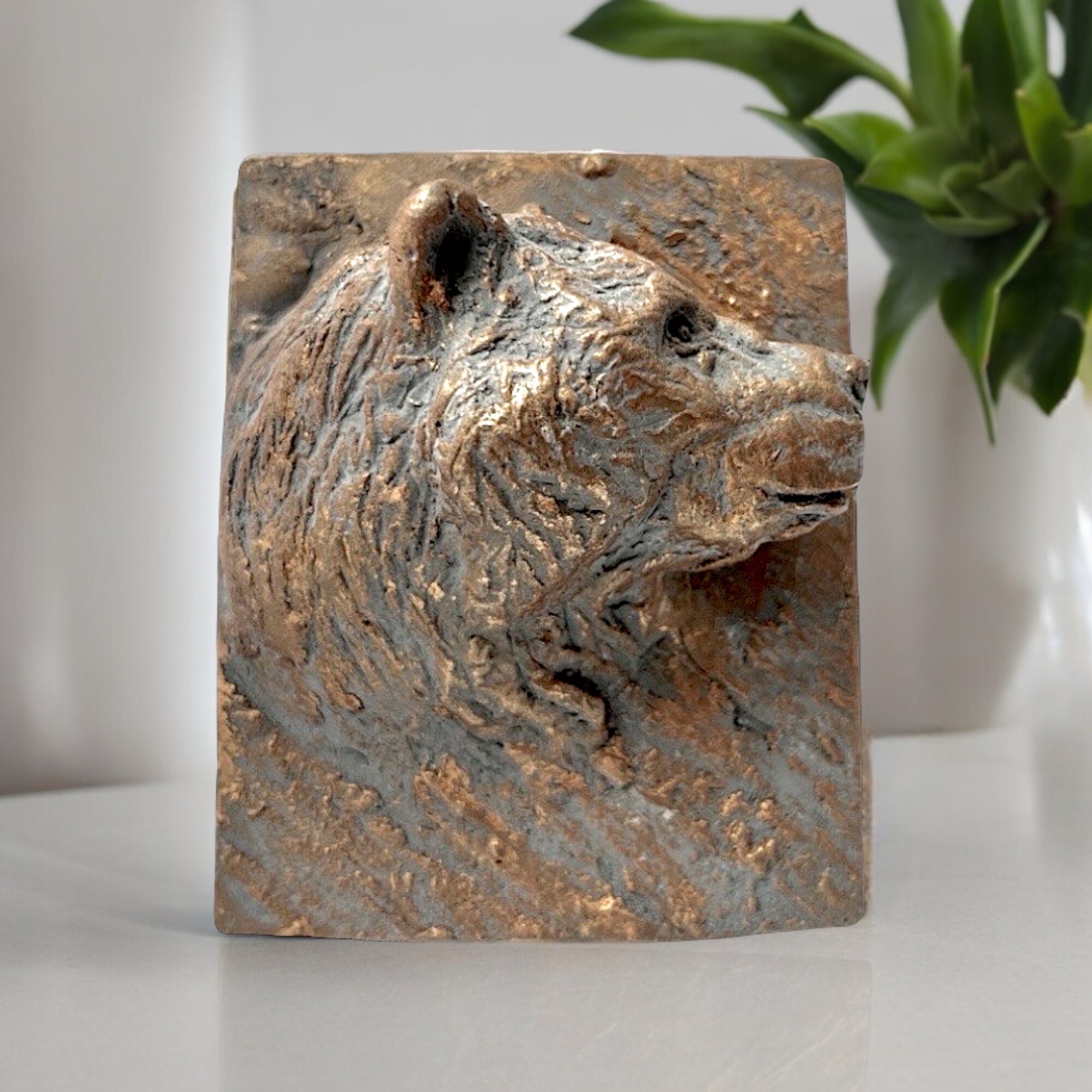 Статуэтка "Медведь" ручная авторская работа 7 см, голова медведя