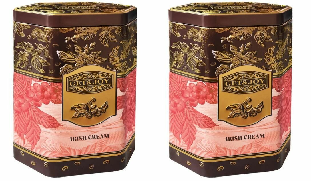 Get&Joy Кофе молотый Ароматное настроение Ирландский крем, 150 г, 2 уп