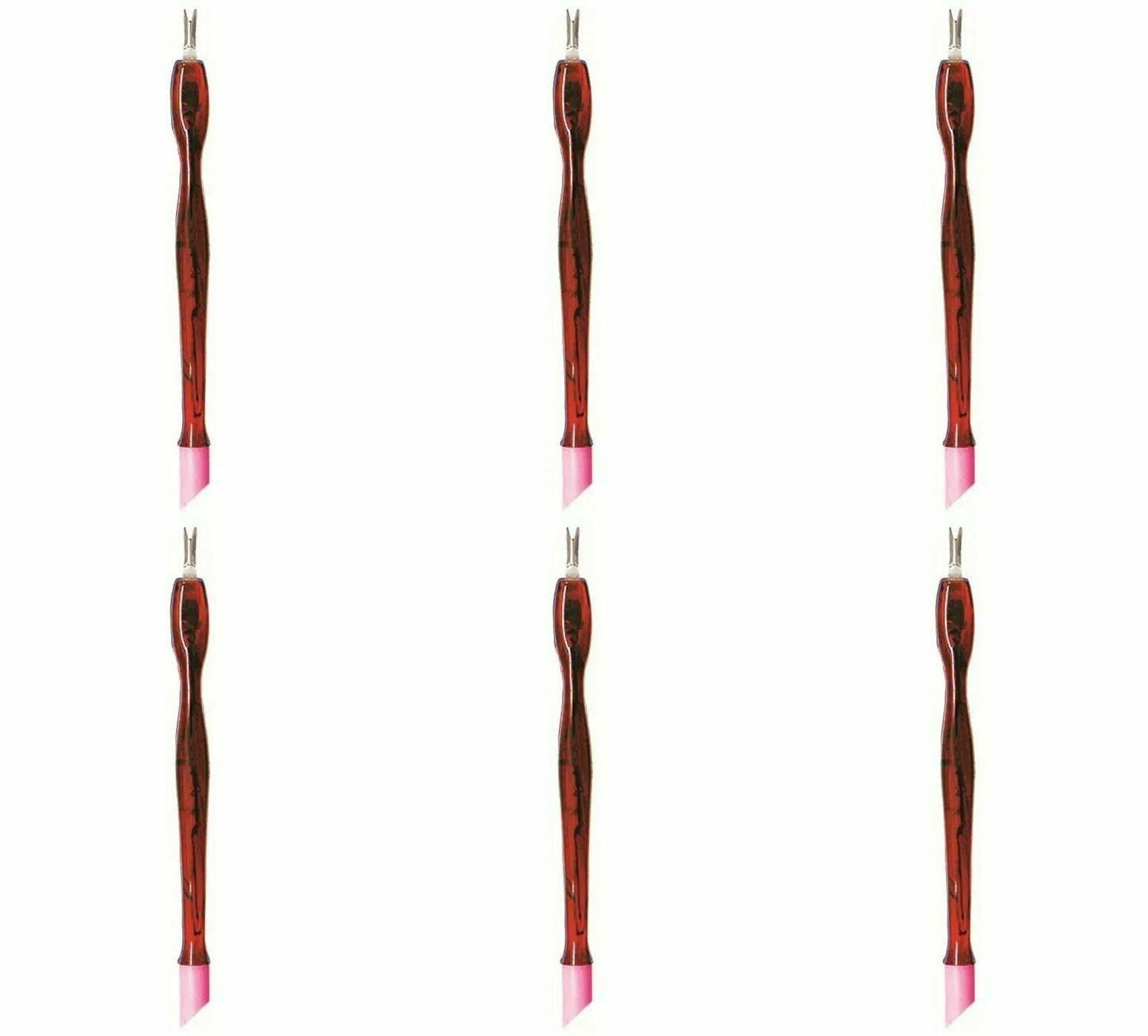 InterVion, Триммер для кутикул с копытцем, 6 шт