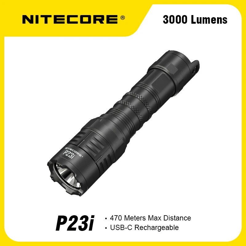 Фонарик NITECORE P23i, 3000 лм, USB-C, 5000 мАч