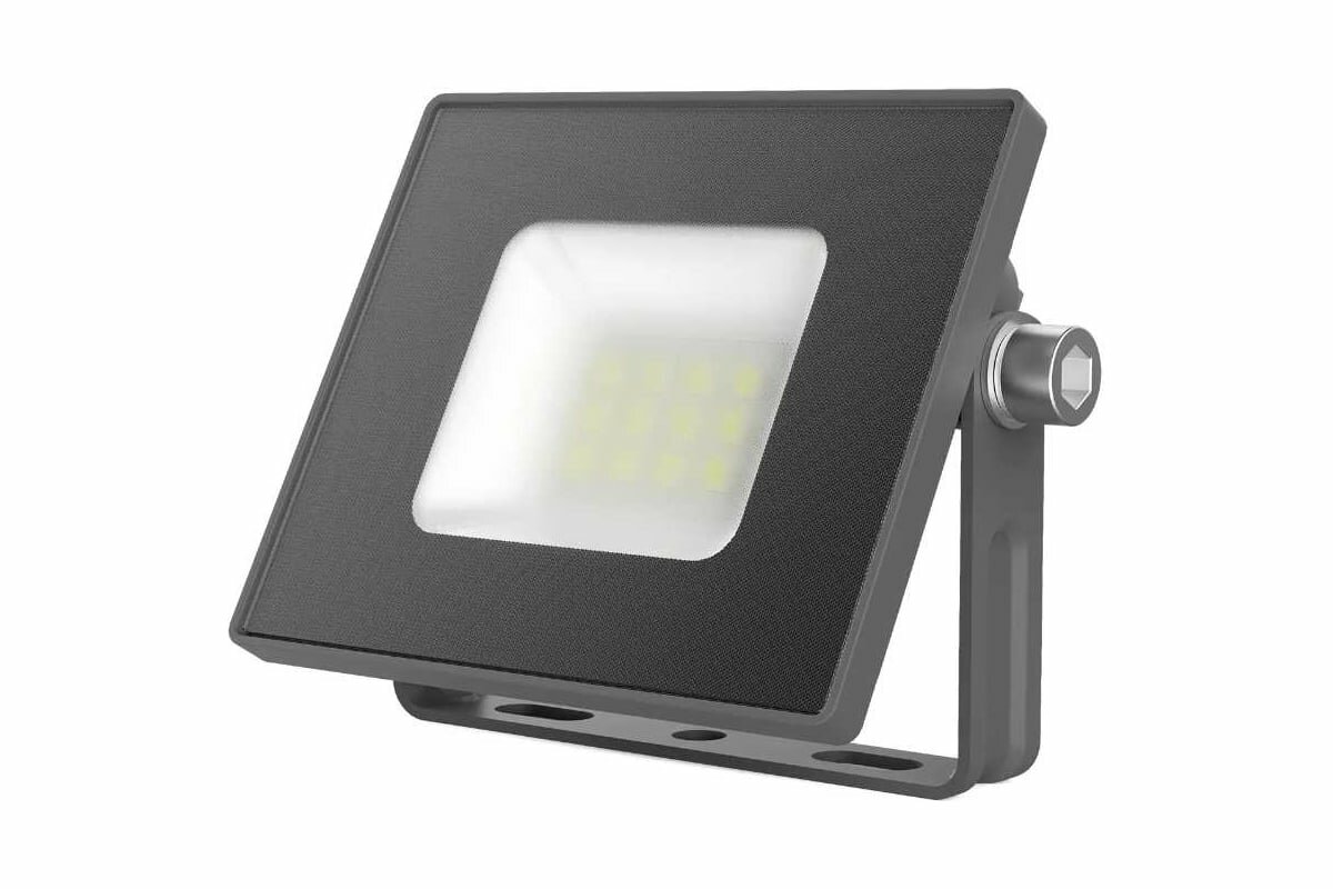 Gauss BASIC Прожектор LED 10W 820 lm 6500K IP65 200-240V графитовый для освещения