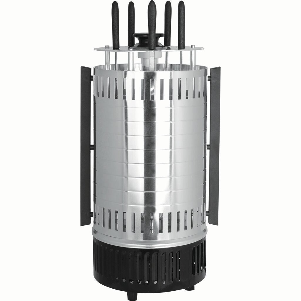 Шашлычница электрическая MAXTRONIC MAX-8601AL (алюминиевый корпус, 1000вт)