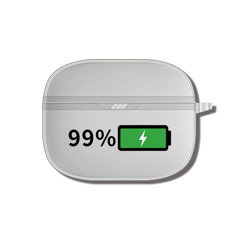 Чехол для наушников, прозрачный, мягкий, черный, 99%, для JBL T130NC/TUNE130NCTWS