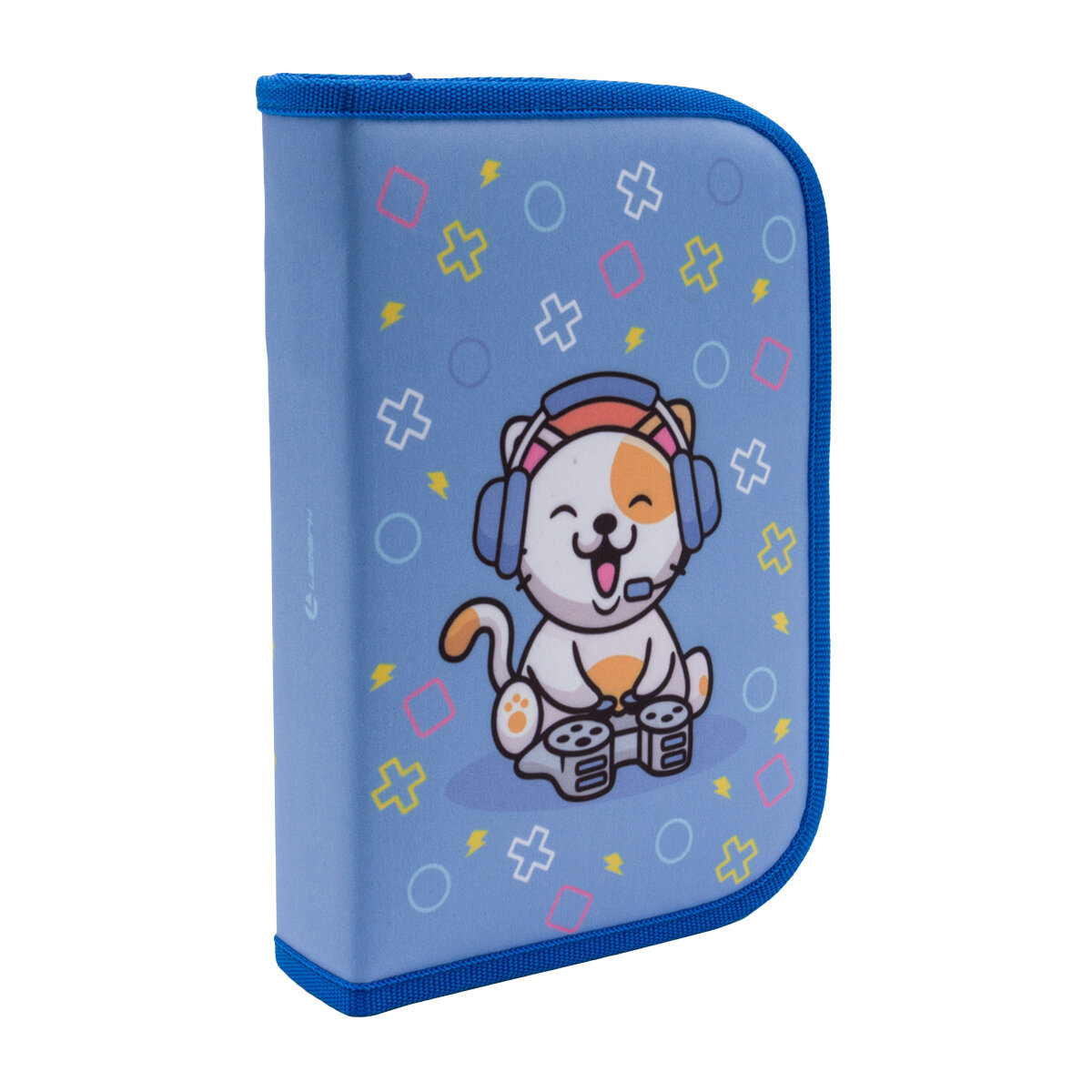 Пенал школьный 'Little Gamers', на молнии, с внутренним карманом и косметичкой, 14х21х4 см, Lamark