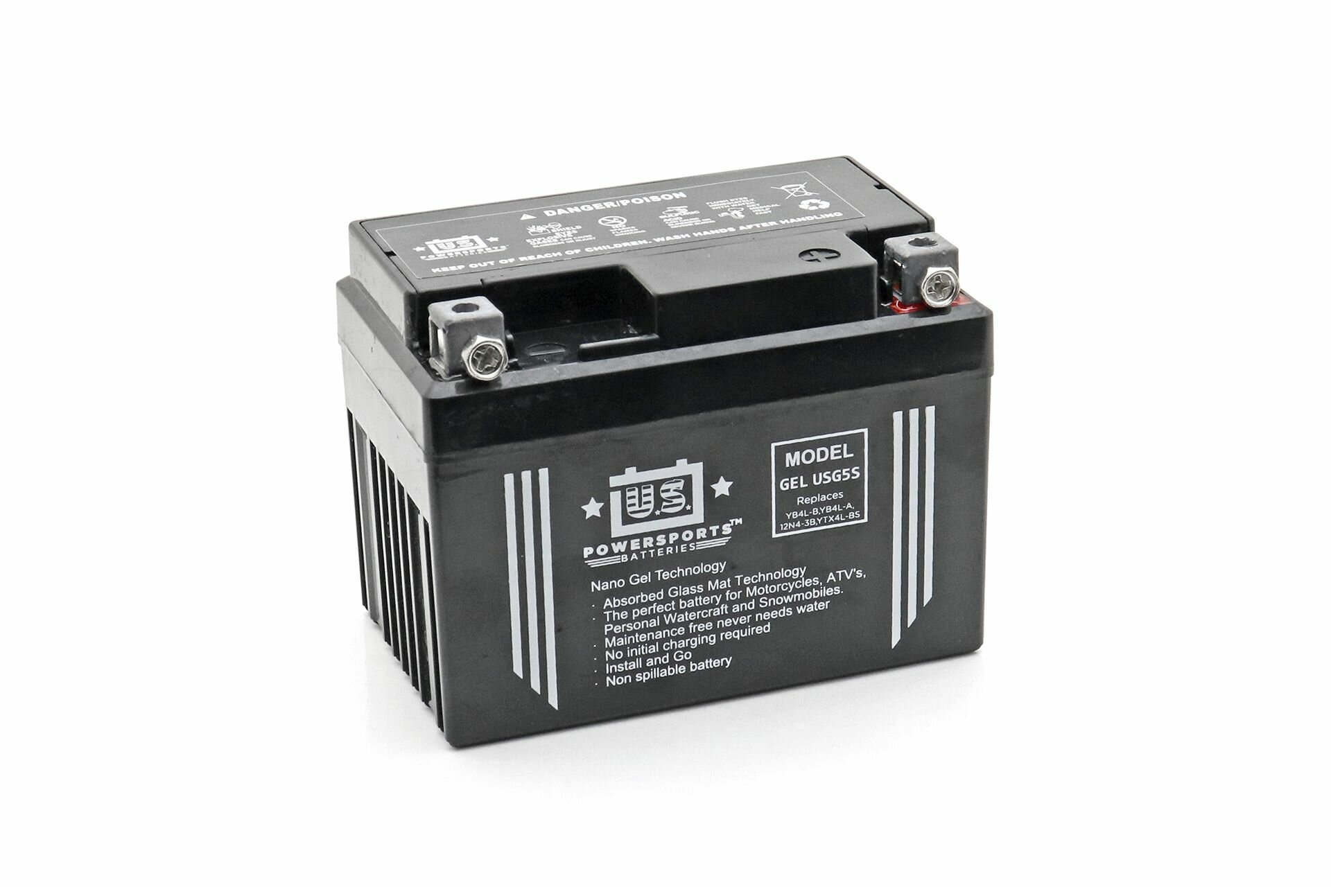 Аккумулятор 12В 4Ач POWERSPORT 1204 NANO GEL