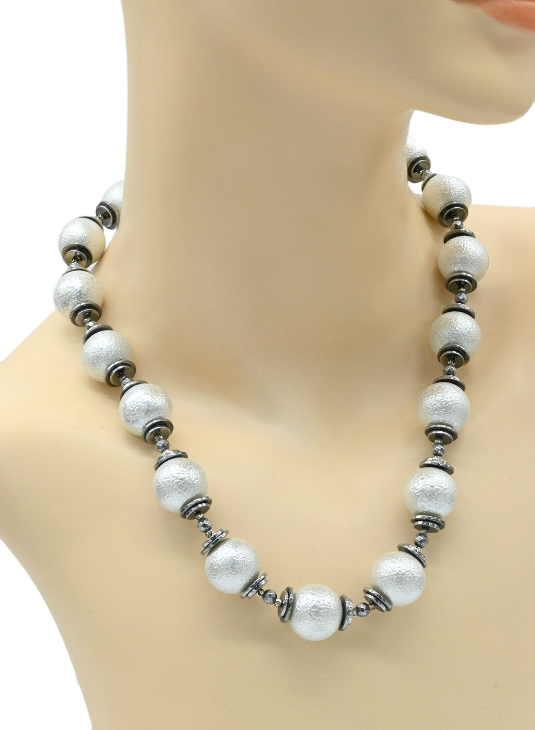 Колье, жемчуг имитация