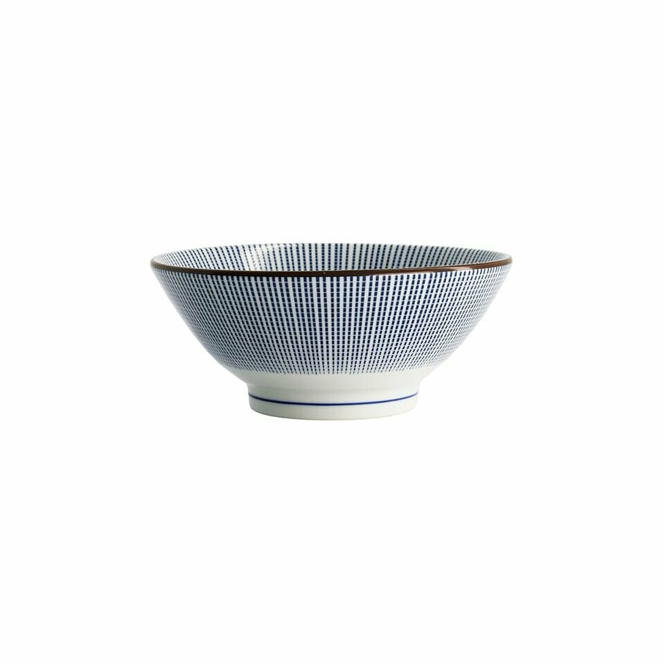 Салатник фарфоровый TOKYO DESIGN Sendan, 750 мл, 17,3 см, синий/белый