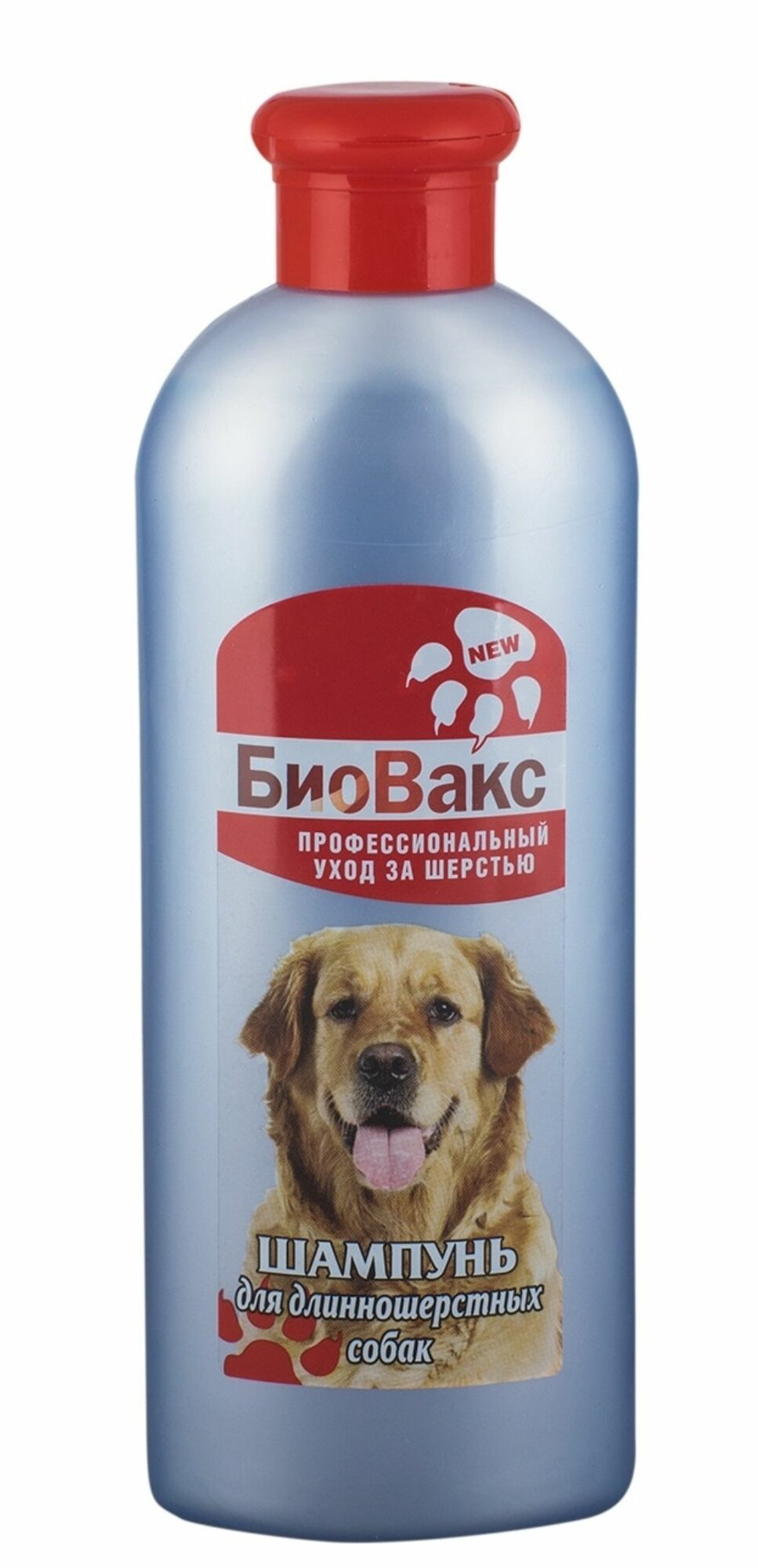Биовакс профессиональный шампунь для длинношерстных собак и щенков с экстрактом черники и барбариса, 355 мл.