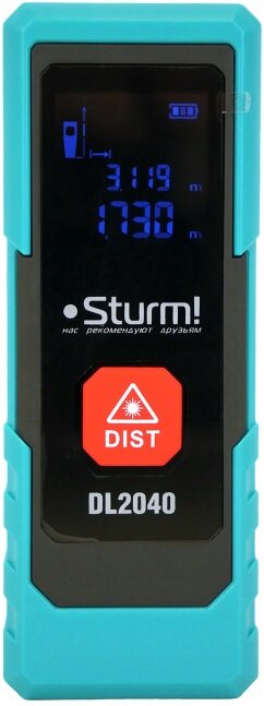 Дальномер лазерный Sturm! DL2040, 0.05-40 м, компактный, красный луч