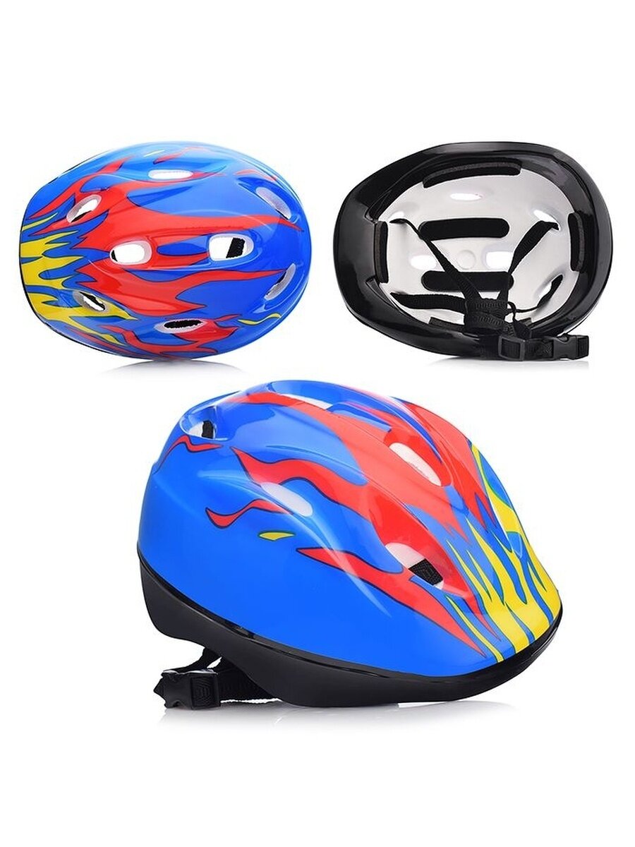 POV TRIC/Шлем спортивный, защитный, для роллеров, для катания на велосипеде, детский