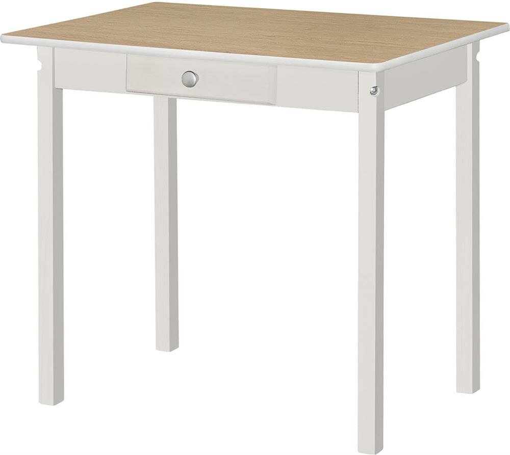 Элегия Стол обеденный ПН (Снег (Лак), Бук пластик) (1 кор.)