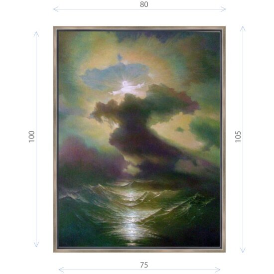 Картина Декор Депо Ивана Айвазовского Хаос. Сотворение мира Матовый холст в раме 105х80 см