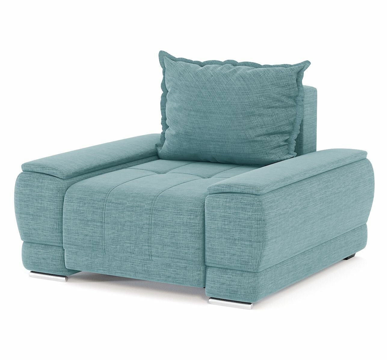 Кресло-кровать раскладное, для взрослых, Nordviks , еврокнижка, рогожка Дрим Азур