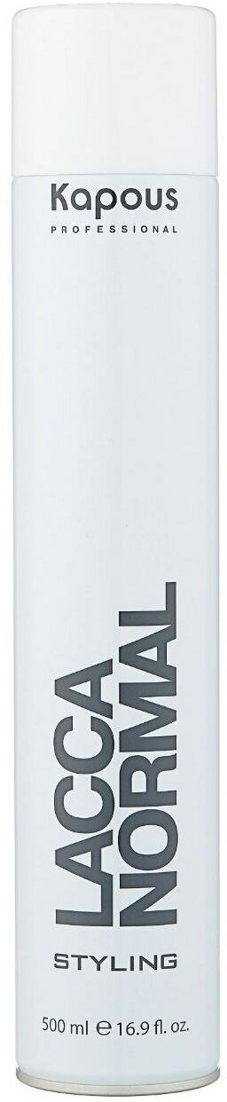 Лак для волос KAPOUS Locca Normal, аэрозольный, нормальной фиксации, 750мл