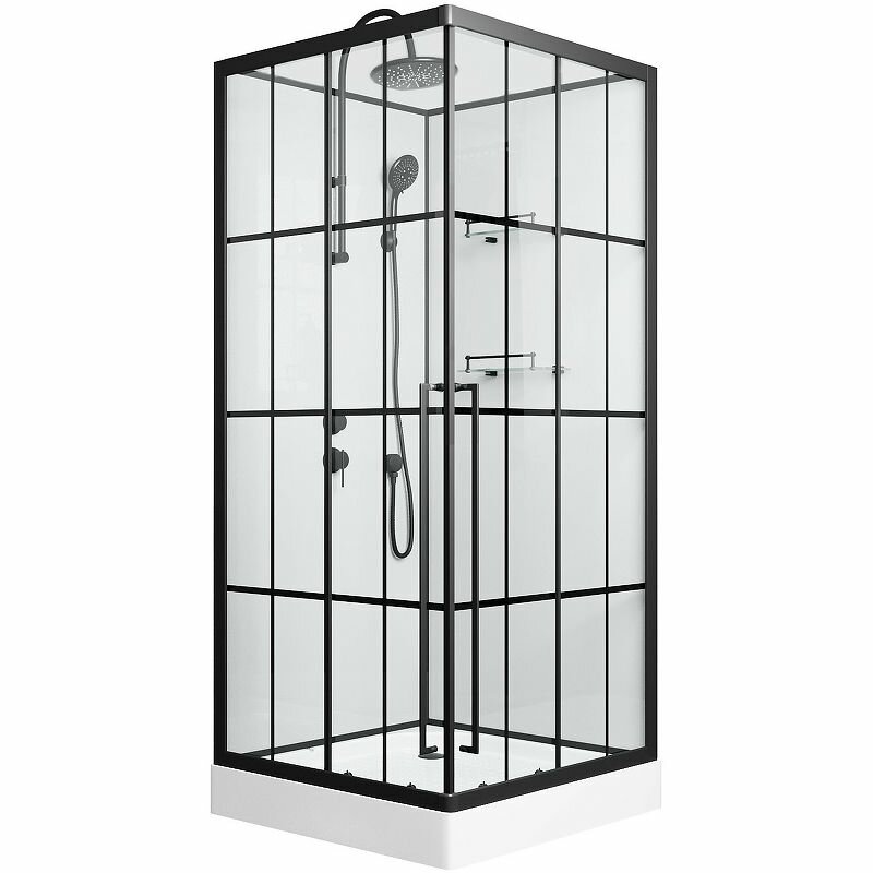 Душевая кабина Niagara Standart 90x90 L ST90/15QL/KL/BKT без гидромассажа