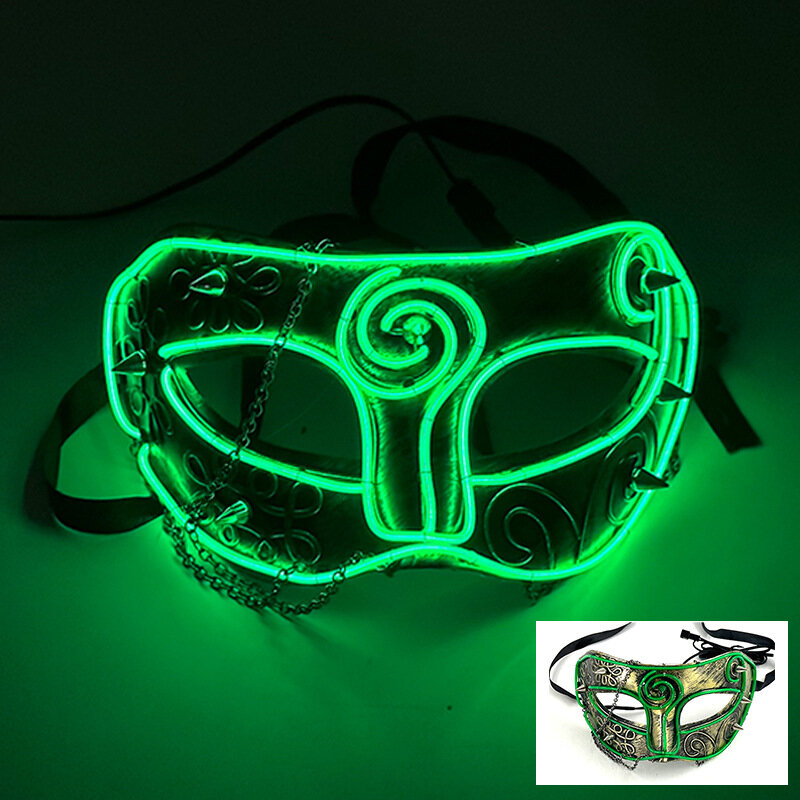 Маска для выпускного вечера "Ретро-принц", светящаяся, для Хэллоуина, рок-группы Slipknot