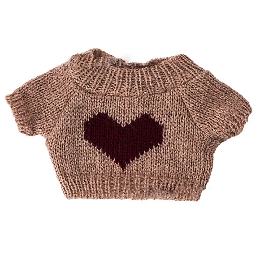 Хлопочный свитер для куклы 20 см 5