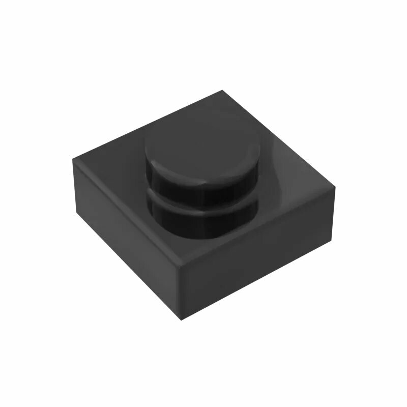 Черный LEGO® Brick 1x1 Round 26-black