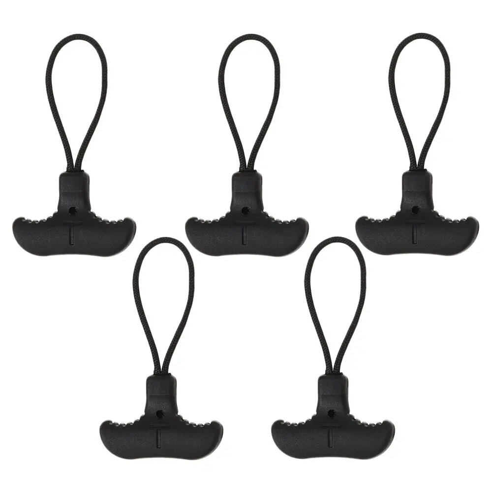 5 шт. практичные прочные тактические сумки для палатки, Т-образный съемник молнии, сменный фиксатор для тяги, молния для рюкзака