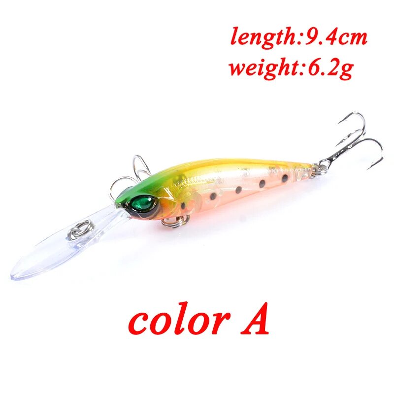 Воблер POETRYYI Minnow Swim Crankbait 94 мм color A
