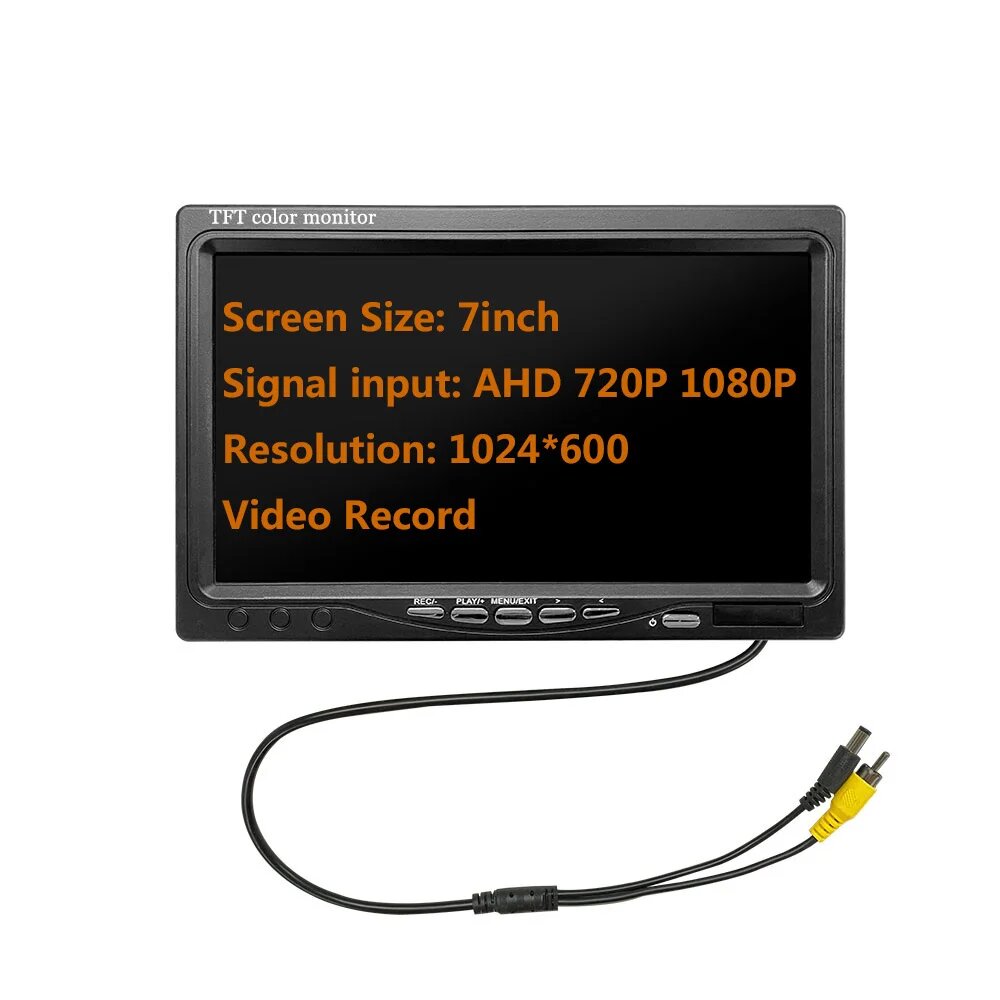 GAMWATER 7-дюймовый монитор для рыболовной камеры 7inch AHD DVR