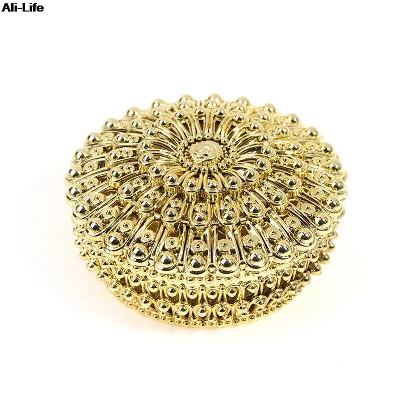 Пластиковые свадебные коробки для конфет золотые и серебряные