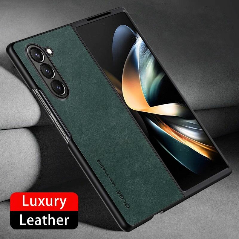 OLGE Роскошный кожаный чехол для Samsung Galaxy Z Fold6 5G ( Самсунг Гелакси з фолд 6) защитный чехол
