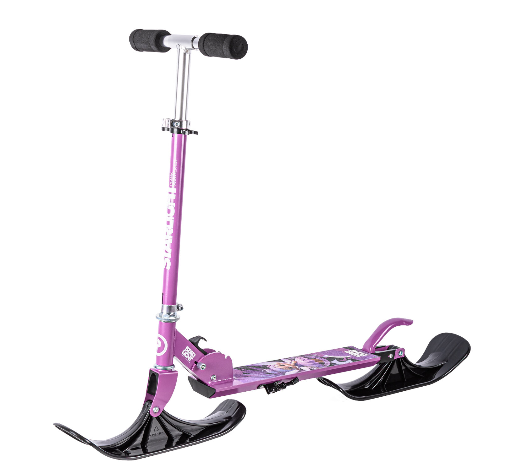 Самокат-снегокат Plank STARLIGHT-SNW фиолетовый