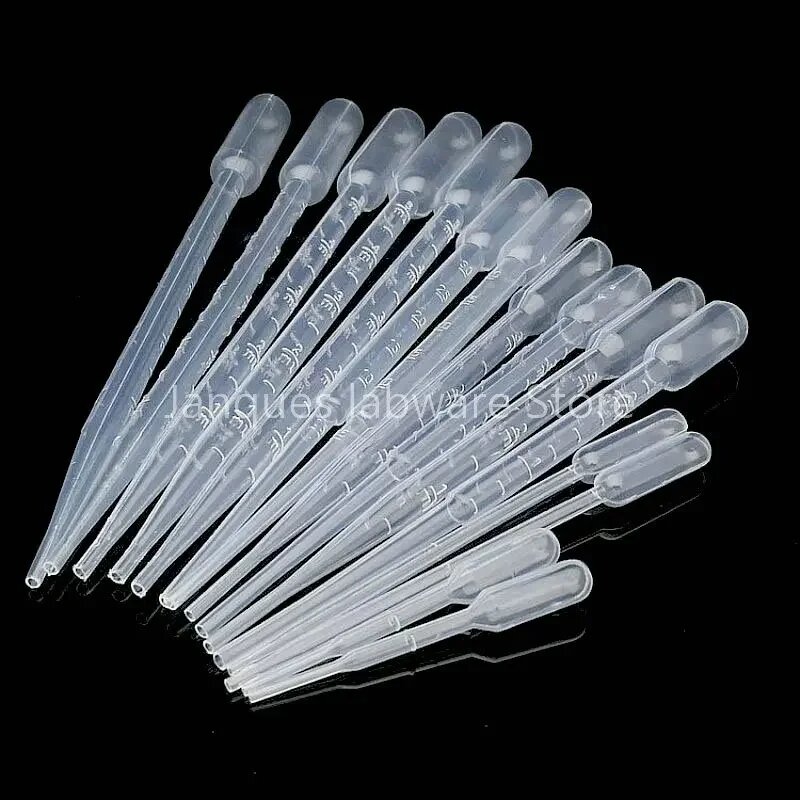 Одноразовые пластиковые пипетки Пастера 0.2ml 500pcs