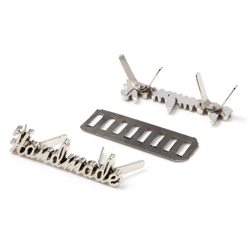 5 комплектов (2 шт./компл.) металлические этикетки ручной работы с надписями, этикетки для украшения «сделай сам» рукоделия, шитья, этикетки для джинсов, обуви, сумок, этикетки ручной работы