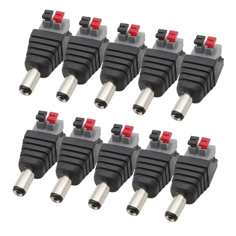 Разъем питания DC 5.5x2.1mm, 10шт