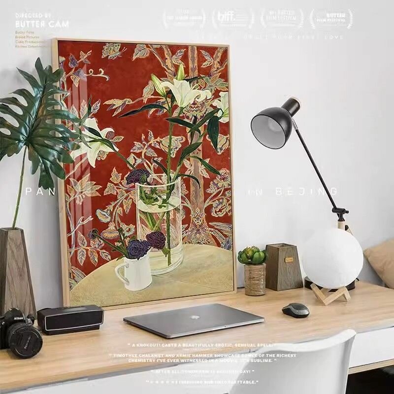 Набор для вышивания крестиком французского ретро-цветка,11CT 3 порции