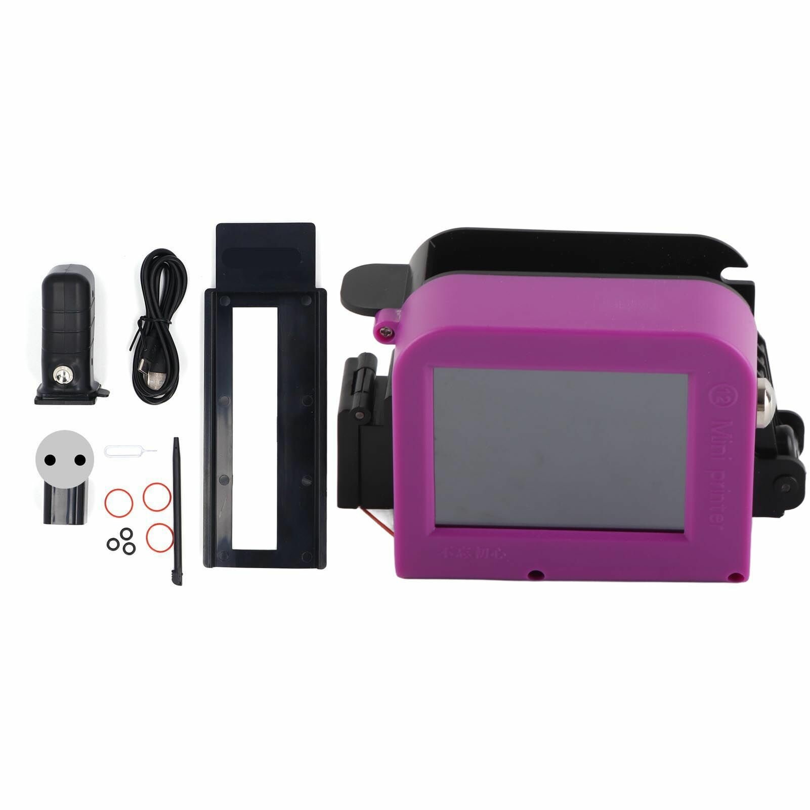 Небольшой съемный ручной мини-струйный принтер без чернильного картриджа 100-240 В со штекером европейского стандарта