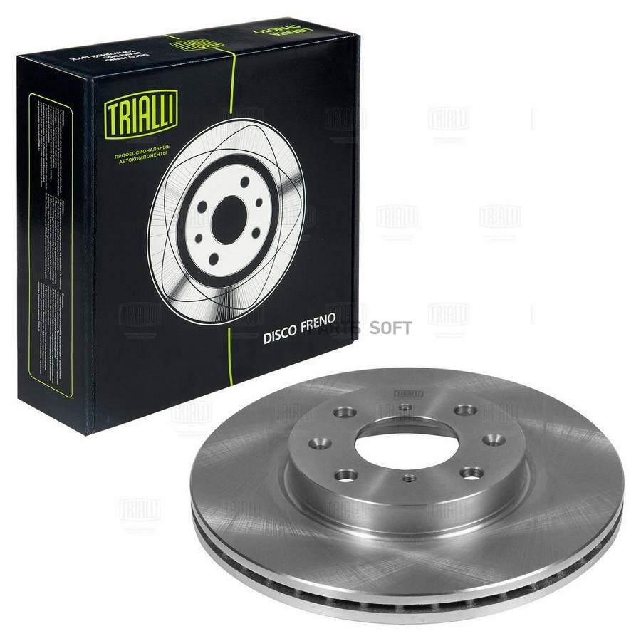 TRIALLI DF-240107 Диск торм. для а/м Suzuki Swift III (05-)/Splash (08-) перед. d=252 (DF 240107) ()
