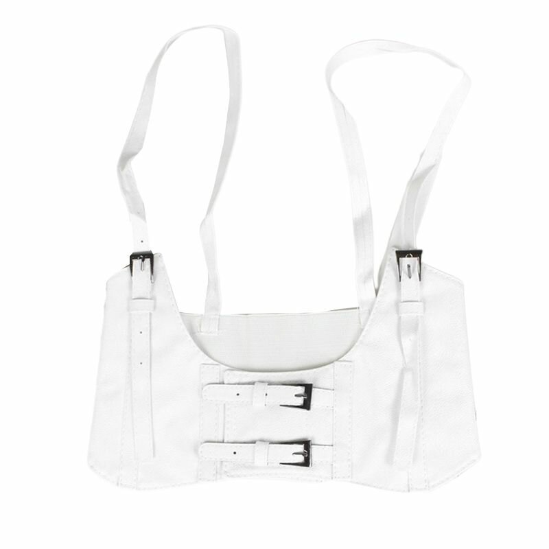 Корсеты для женщин, эластичный корсет, бюстье, однотонный, Белый