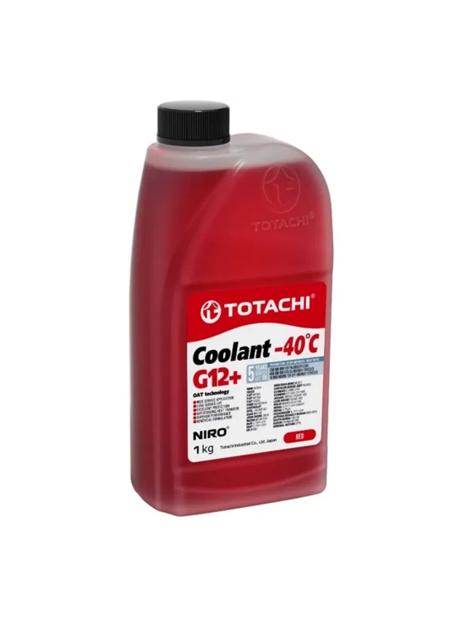 Жидкость охлаждающая NIRO COOLANT, RED -40°C G12+, 1кг 43101