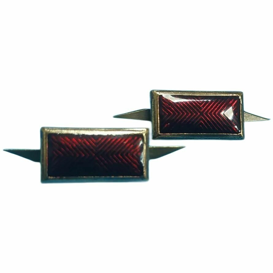 Значок Знак эмблема петличная "Шпалы" Красной Армии (РККА) 2 штуки