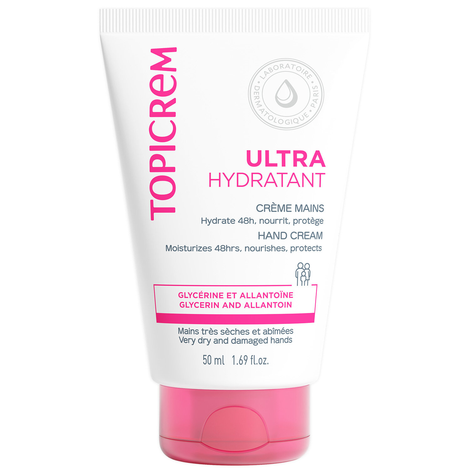 Topicrem Ультра-увлажнение - чувствительная и сухая кожа Ультра-увлажняющий крем д/рук 50 мл