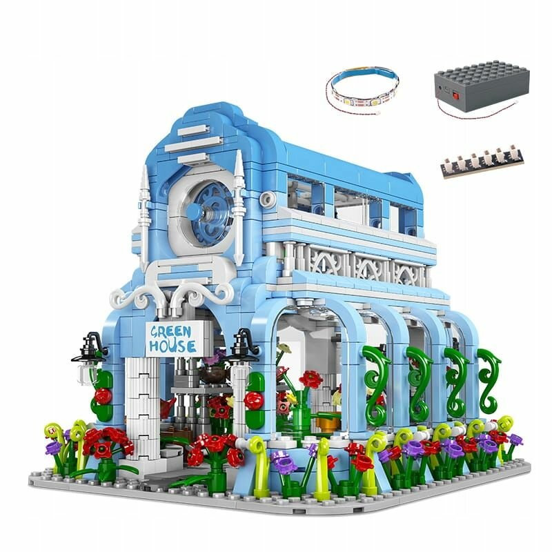 Конструктор пластиковый Mould King - Ботанический сад - 1289эл. - Моулд кинг 16048