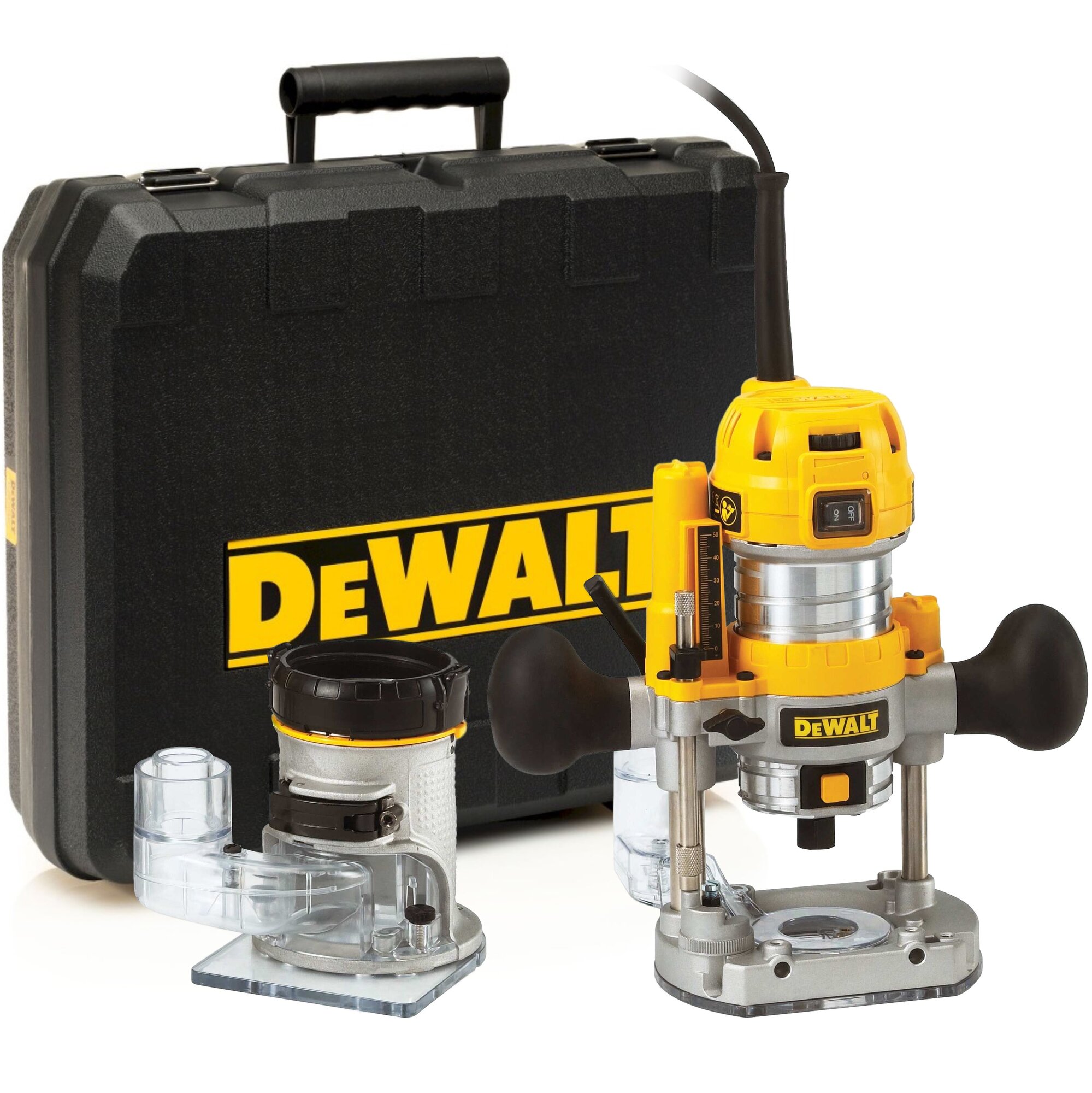 Универсальный фрезер DEWALT D26204K, 900 Вт, 27000 об/мин, 55 мм, в кейсе