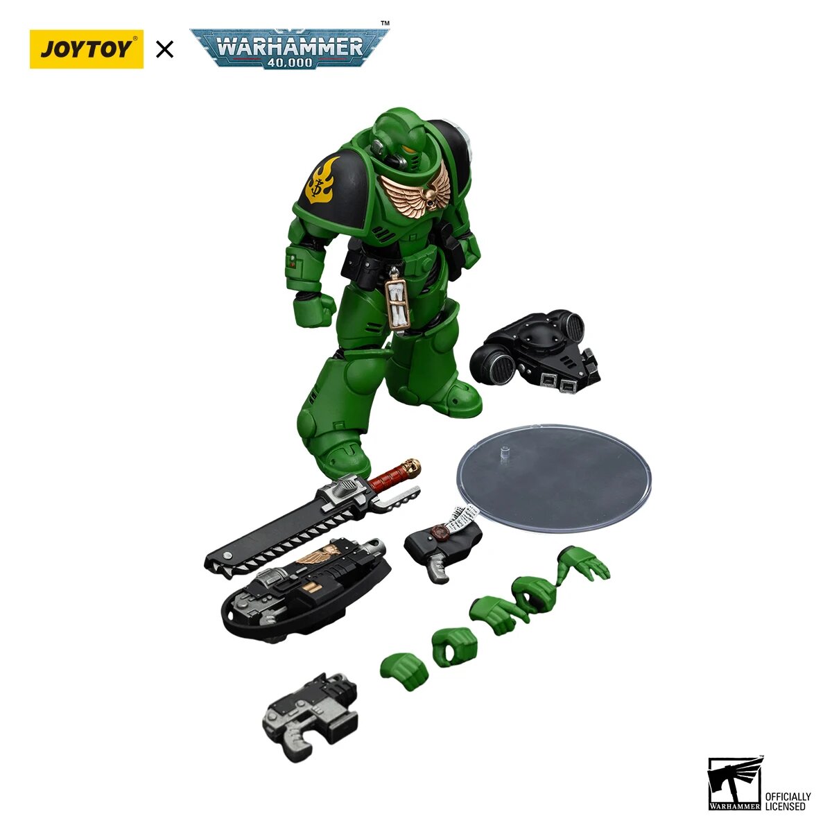 JOY TOY Warhammer 40K Саламандры Интерперсоры Брат Хакулы Фигурка 1/18