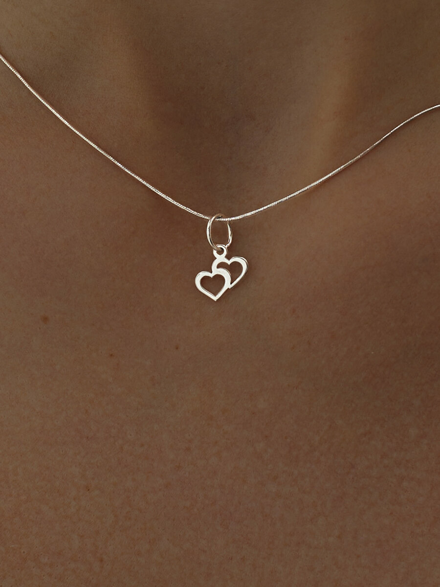 Подвеска, серебро, 925 проба, родирование