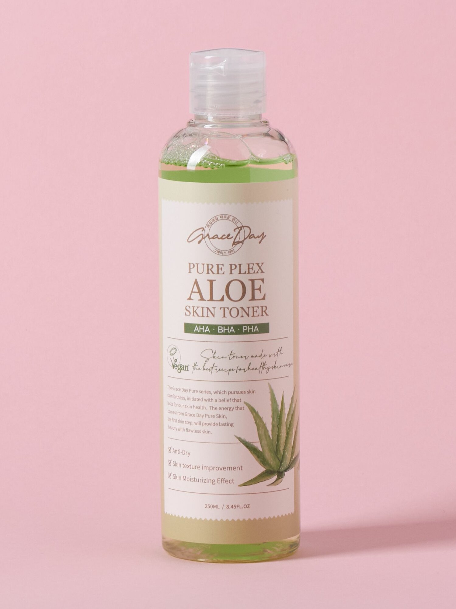 Grace Day Успокаивающий тонер с алоэ 250мл Pure Plex Aloe Skin Toner