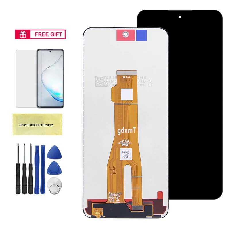 X7C для Huawei для Honor X7c Дисплей Сенсорный экран Дигитайзер Панель в сборе Black No Frame